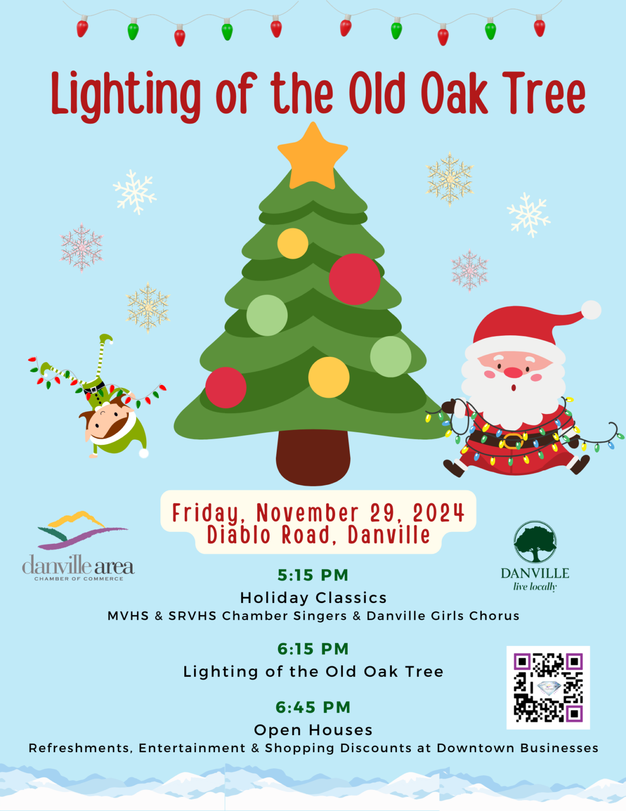 Lighting of the Old Oak Tree 2024 - Danville Area Chamber of Commerce